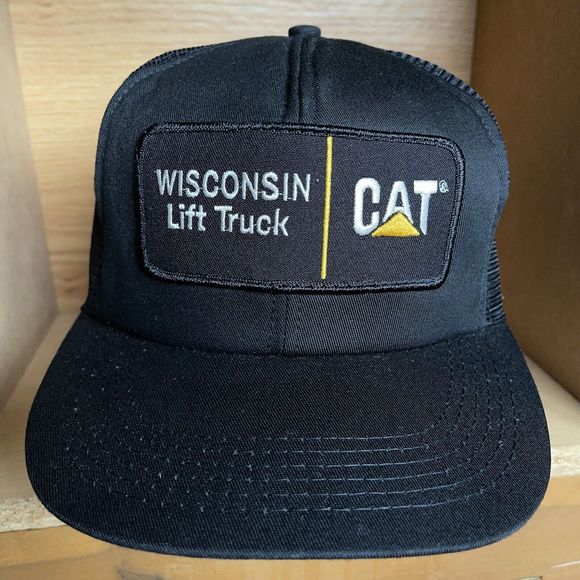 Cat | Accessories | Vintage Caterpillar Cat Snapback Hat Wisconsin Lift ...